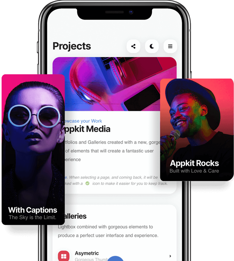 AppKit Mobile BootStrap Mobile Kit & PWA