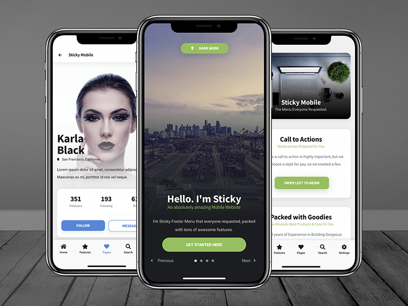 Sticky Mobile - Premium Mobile Website Template | Enabled Sticky Mobile - Premium Mobile Website Template | Enabled