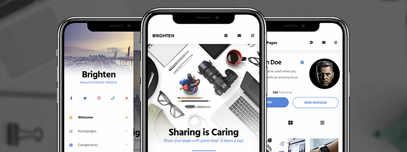 Brighten Mobile - PhoneGap & Cordova App Template | Enabled Brighten Mobile - PhoneGap & Cordova App Template | Enabled